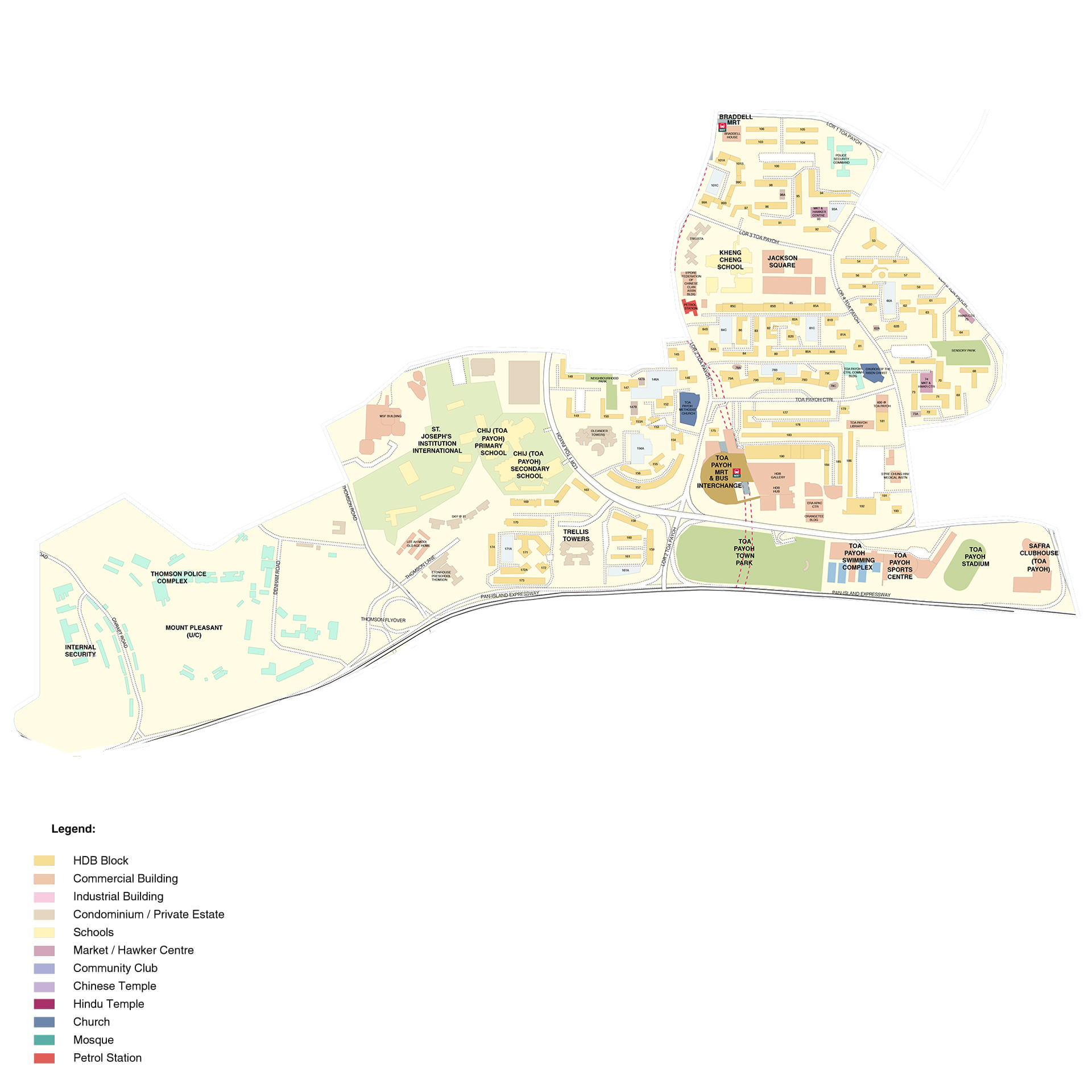 Our Town Map - Bishan-Toa Payoh Town Council